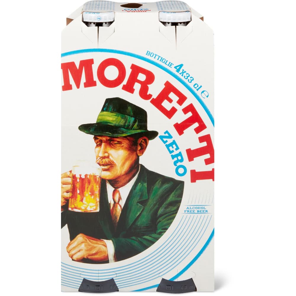 Birra Moretti Zero · Lager beer · alcohol free • Migros Online