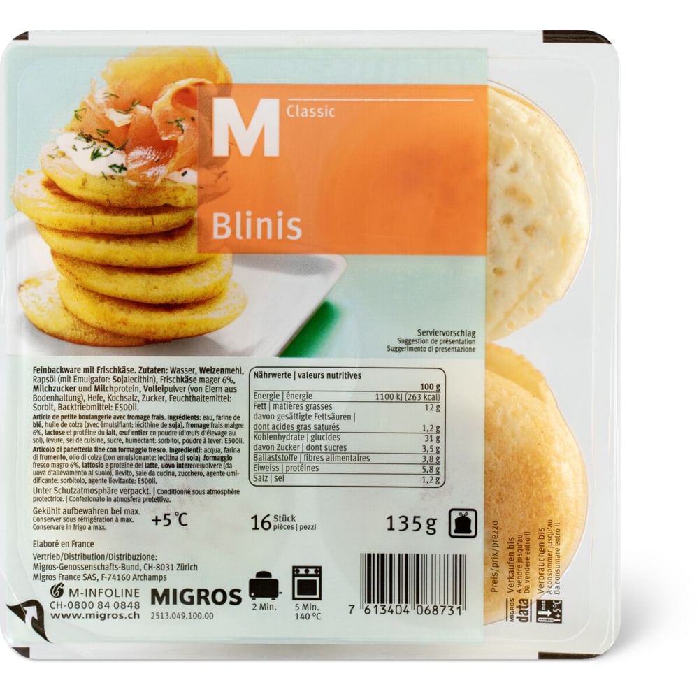 M-Classic Blinis • Migros