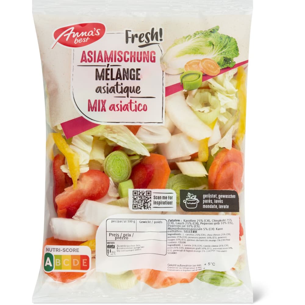 Anna's Best Bio · Gemüsemischung · Asia Mix • Migros