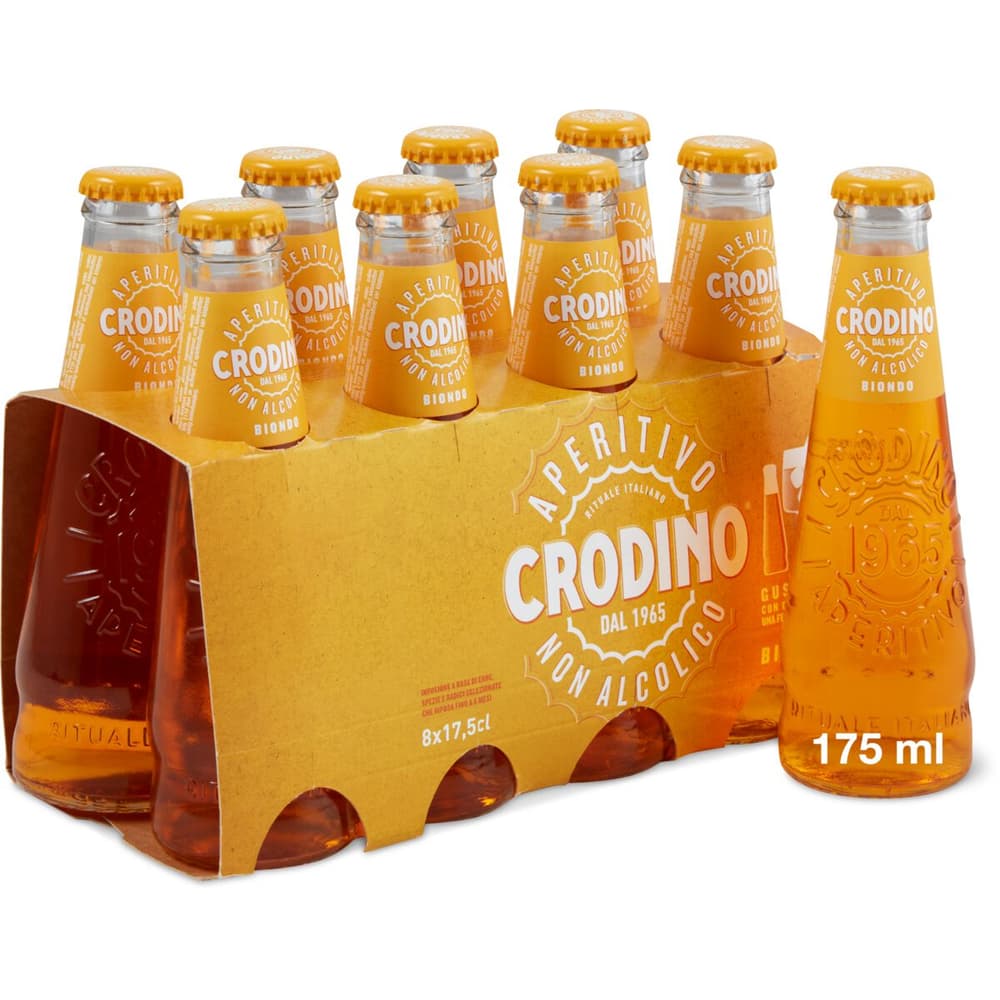 Crodino Biondo · Alcohol free aperitive • Migros Online