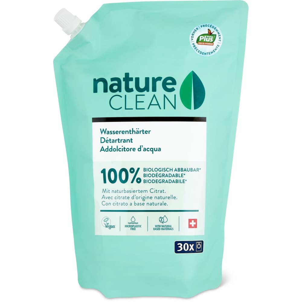 Nature Clean · Adoucisseur d'eau · 30 lavages • Migros