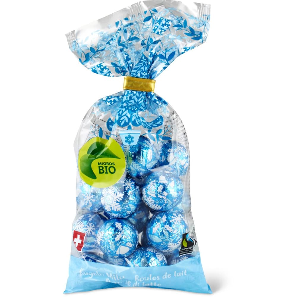 Migros Bio · Boules de chocolat au lait • Migros