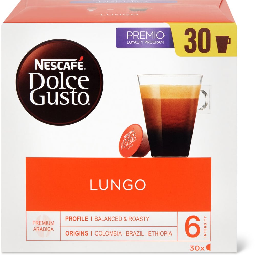 Nescafé Dolce Gusto · Kaffee-Kapseln · Lungo, System NESCAFÉ Dolce ...
