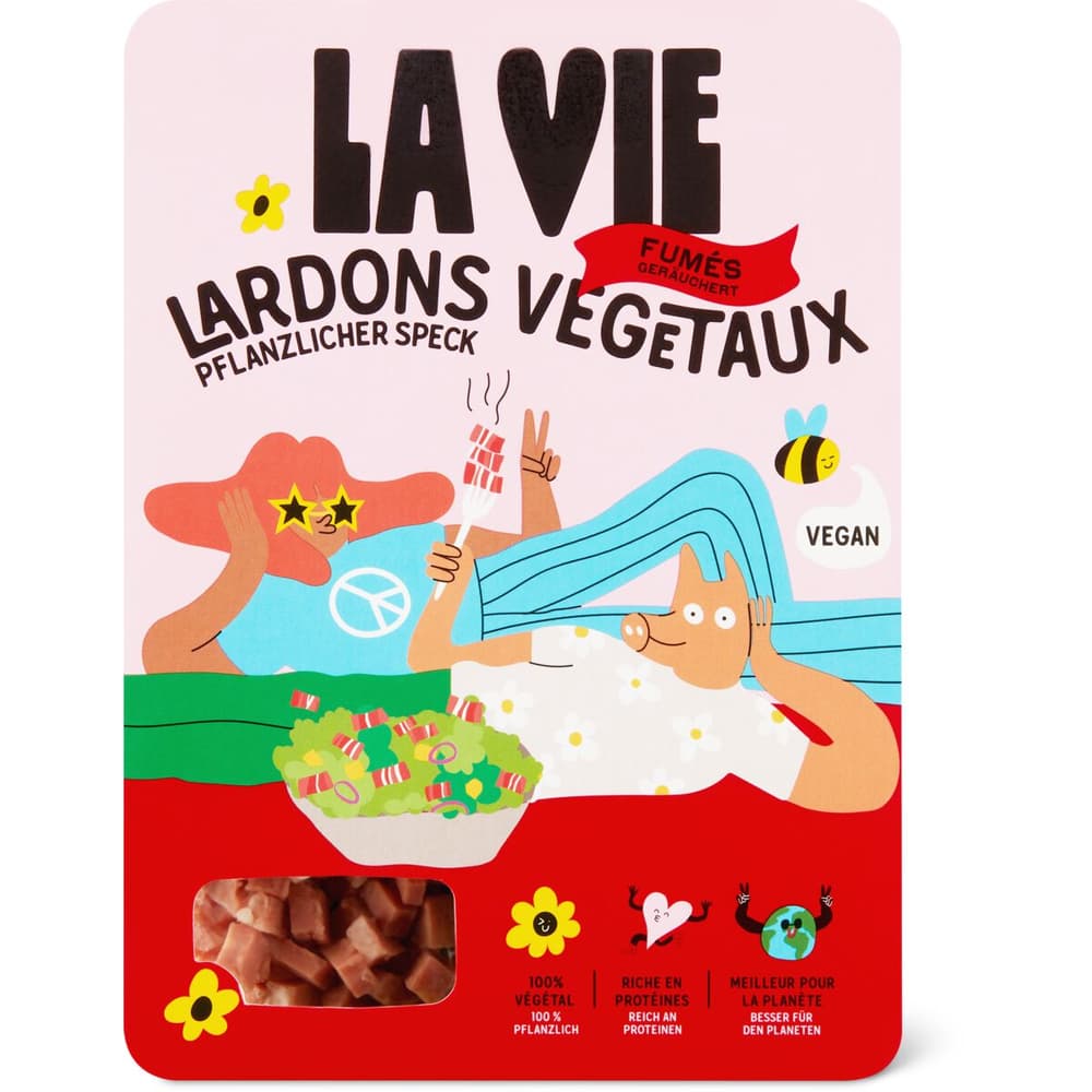 La Vie · Bacon · Vegan • Migros
