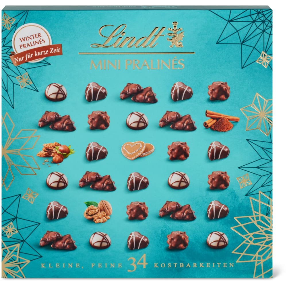 Lindt Mini Pralinés · Mini chocolate pralines · Winter Edition • Migros ...