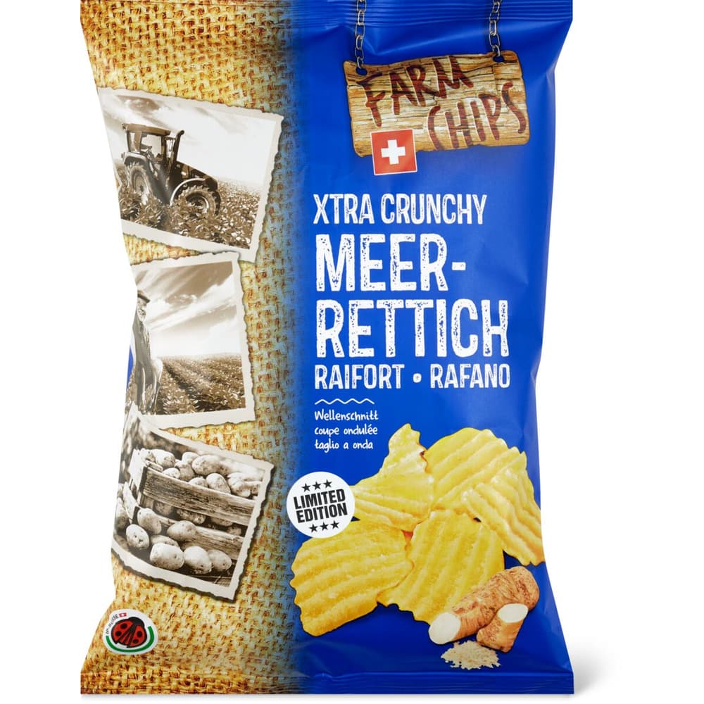 Buy Farm Chips IP-SUISSE · French Chips Nature · with horseradish • Migros