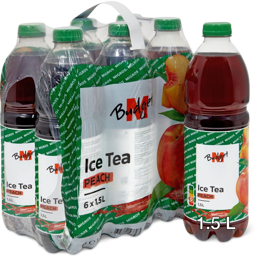 M-Budget · Ice tea · Peach • Migros