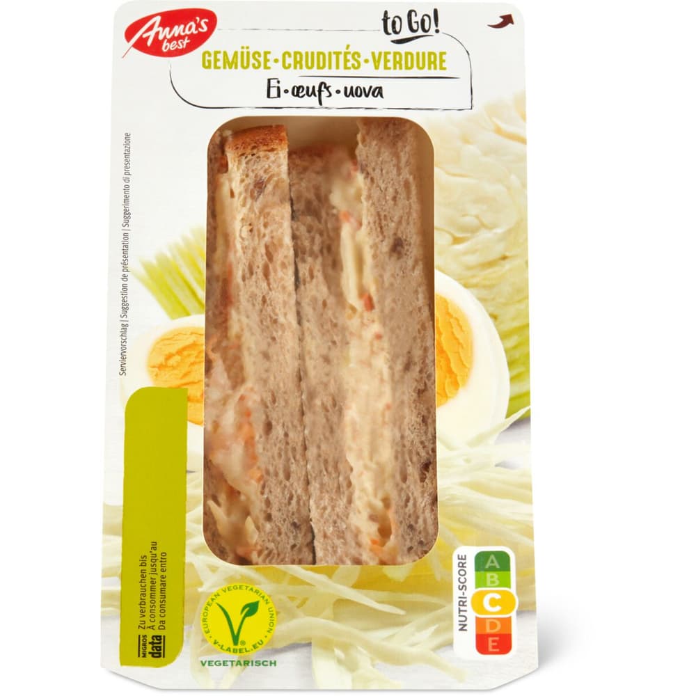 Anna's Best Sandwich Gemüse Ei • Migros