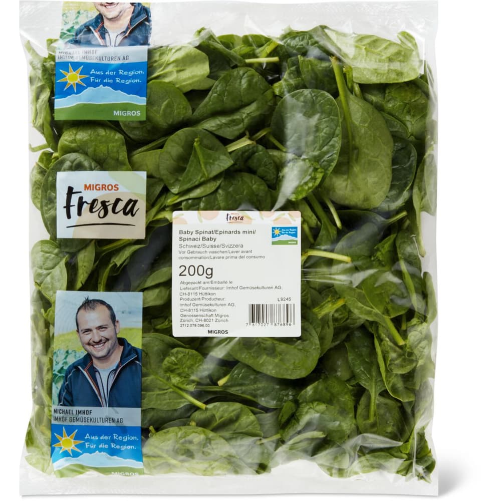 Migros Fresca · Baby Spinat • Migros