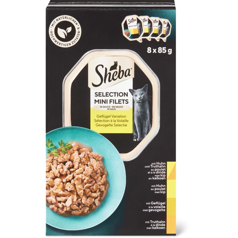 Sheba Selection · Häppchen in Sauce · Mit Huhn, Truthahn und Geflügel ...