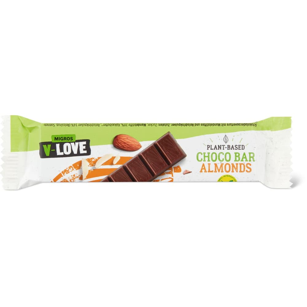 V-Love · choco bars almonds • Migros