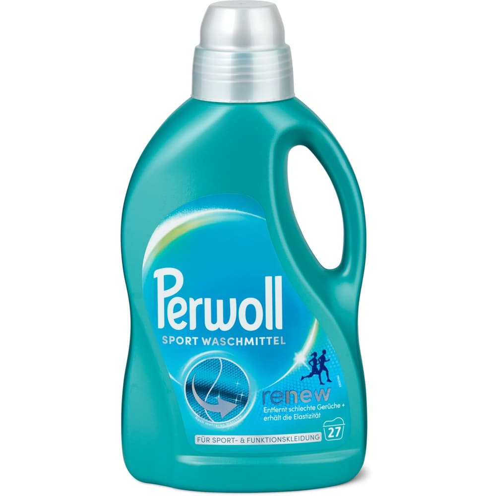 Perwoll Renew Sport · Liquid laundry detergent · 27 wash cycles • Migros