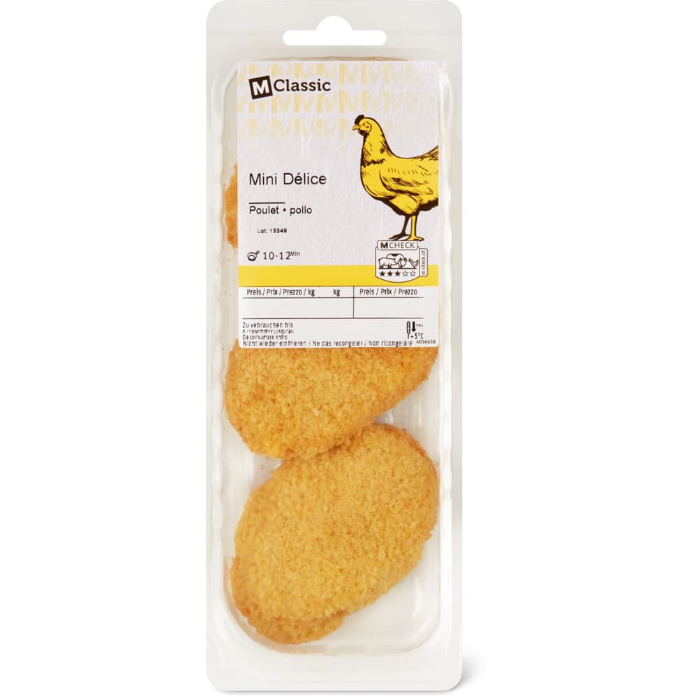 M-Classic · Mini Délice poulet · paniert • Migros