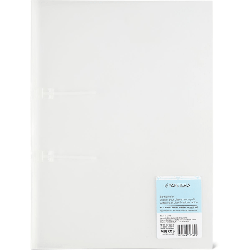 Cartellina di classificazione rapide • Migros