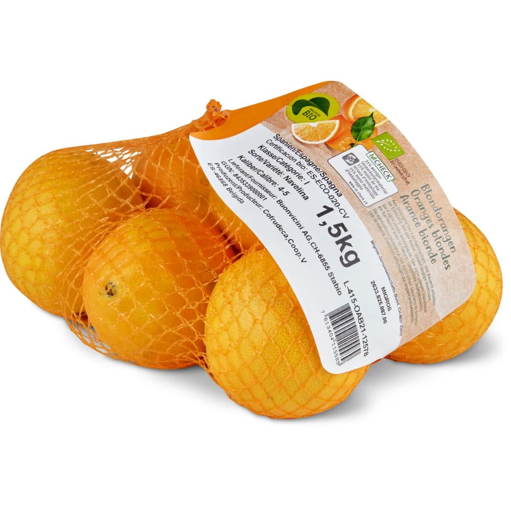 Acquista Migros Bio · Arance · Bionde • Migros