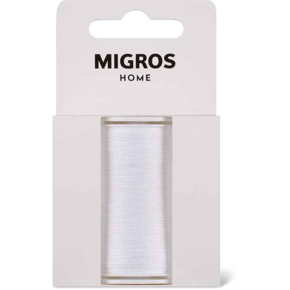 Migros Home · Nähmaschinengarn · Weiss, Baumwolle • Migros