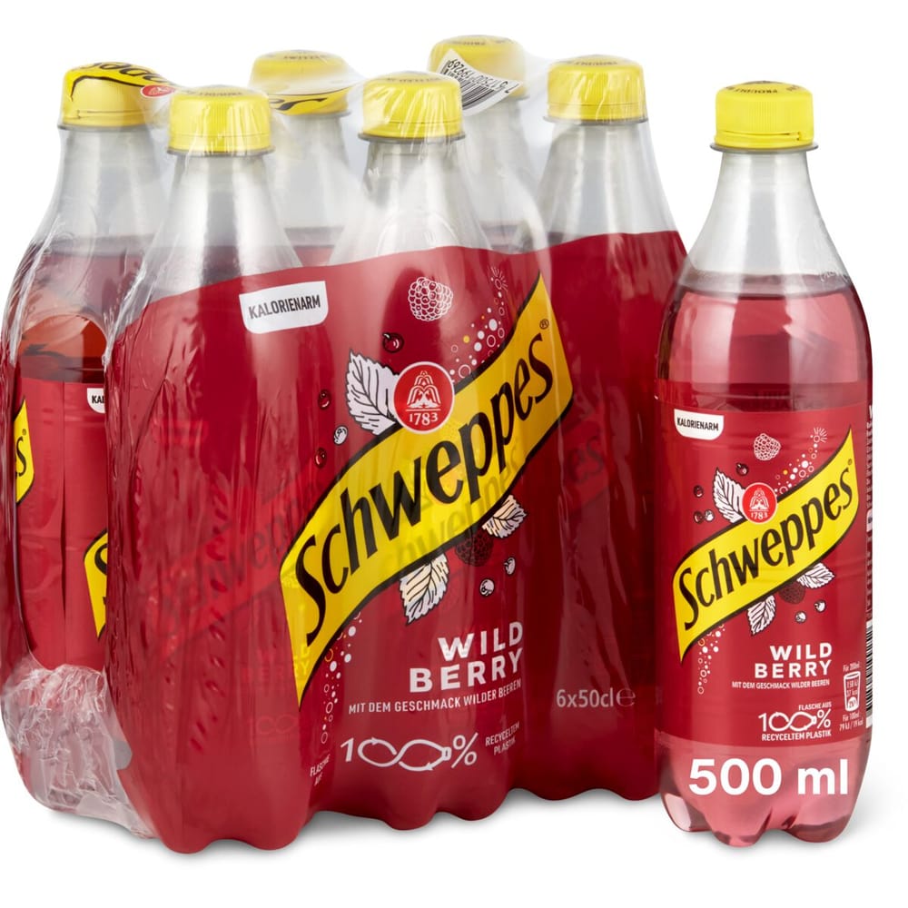 Schweppes · Kohlensäurehaltiges Getränk · Wild Berry • Migros