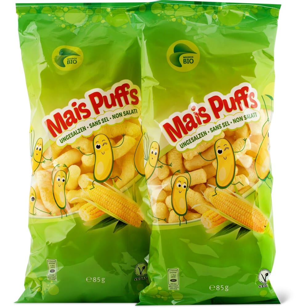 Migros Bio · Maïs Puffs · sans sel • Migros Online
