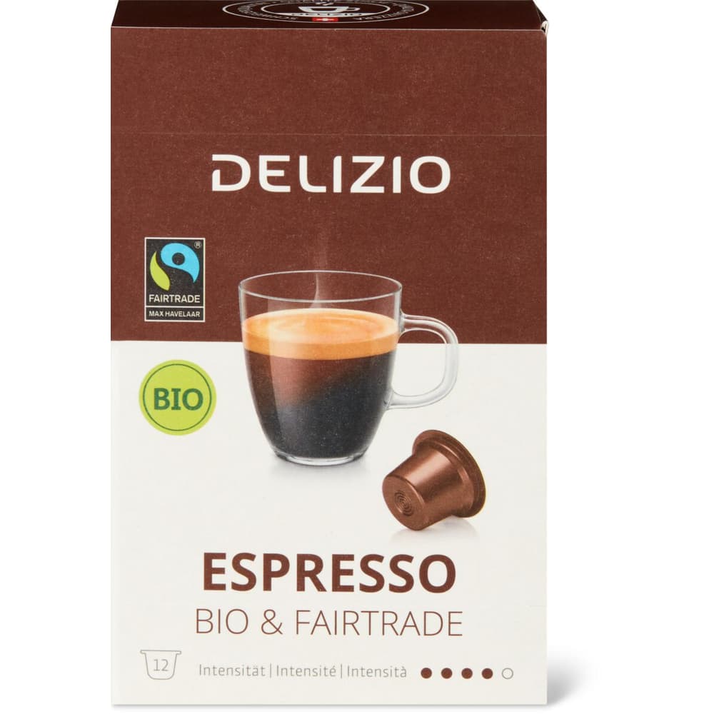Delizio Bio · Capsules de café · Espresso, système Delizio • Migros