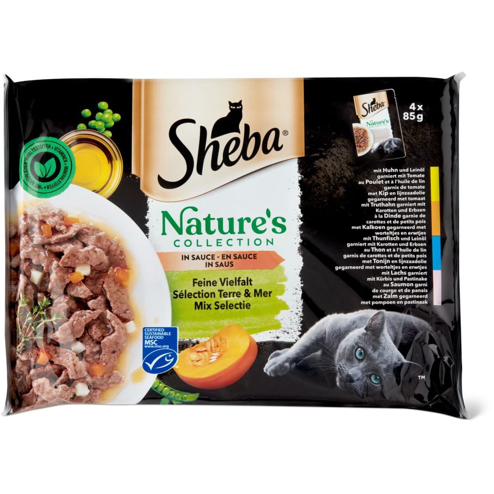 Sheba Nature's · sliced in sauce · mix • Migros