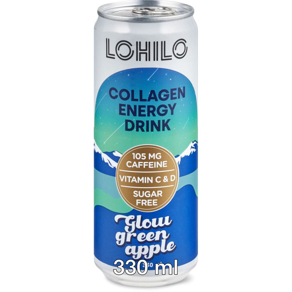 Lohilo Collagen Energy Drink Glow Green Apple • Migros