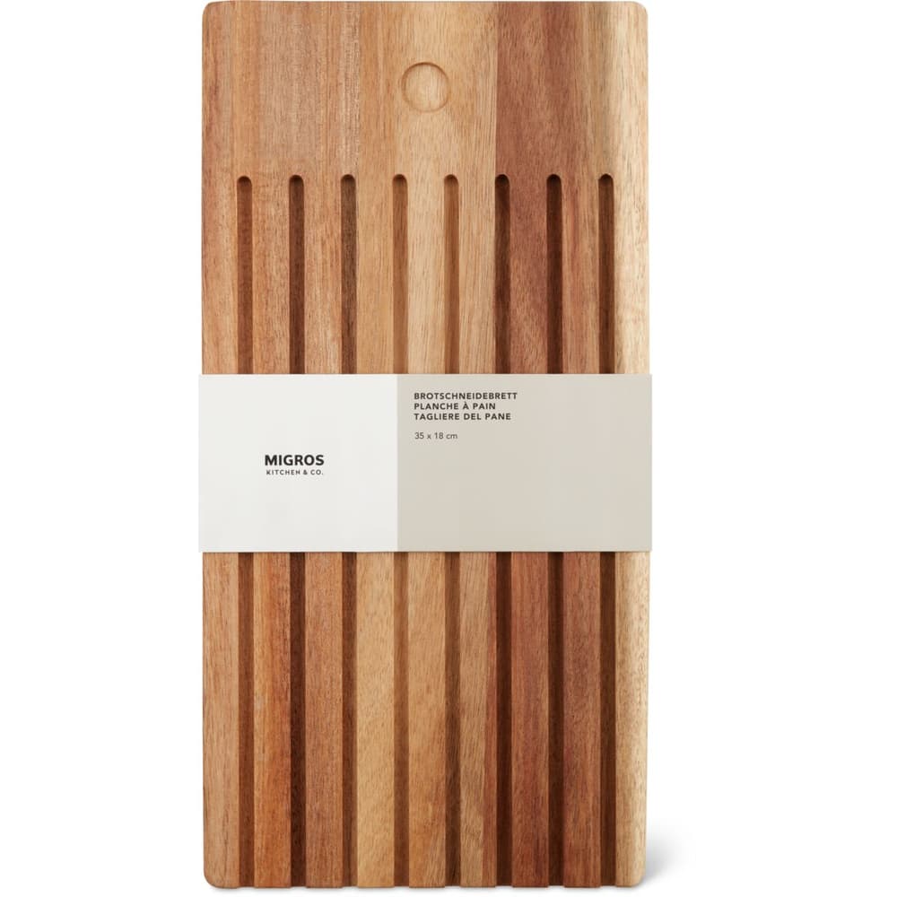 MIGROS KITCHEN & CO. · Brotbrett mit Rillen • Migros