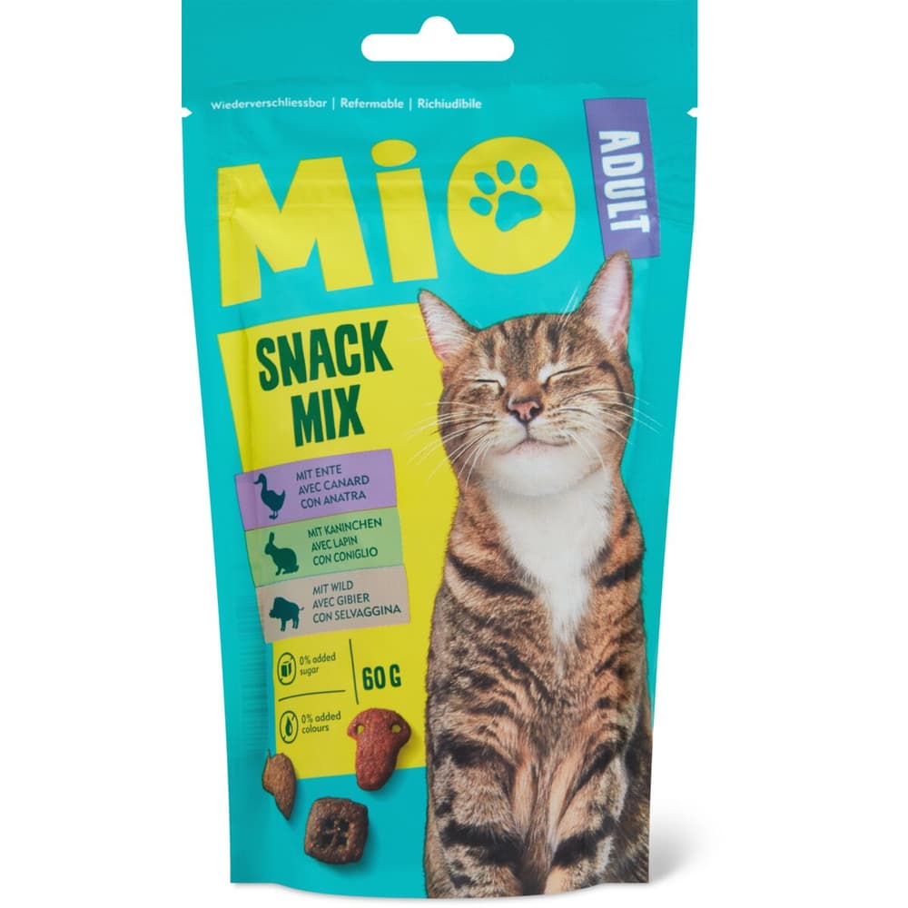 Mio · Snack pour chat · canard, lapin, gibier • Migros Online