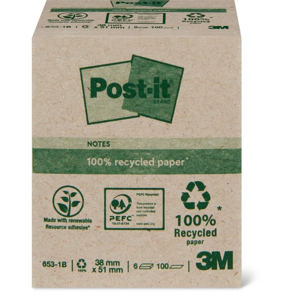 3 M / Post It · Sticky notes 38 x 51 mm • Migros