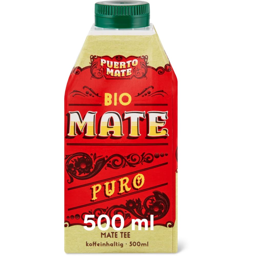 Puerto Mate Bio · Energiereicher Mate-Tee · Puro • Migros