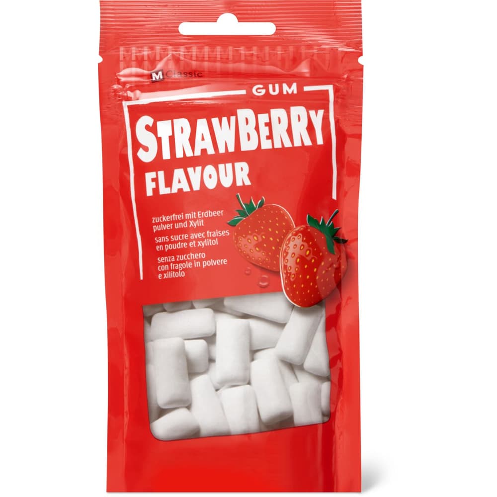 M-Classic Gum Strawberry Flavour • Migros