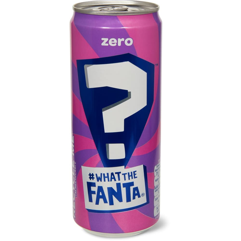 Achat Fanta Zero · Limonade · #What The Fanta • Migros