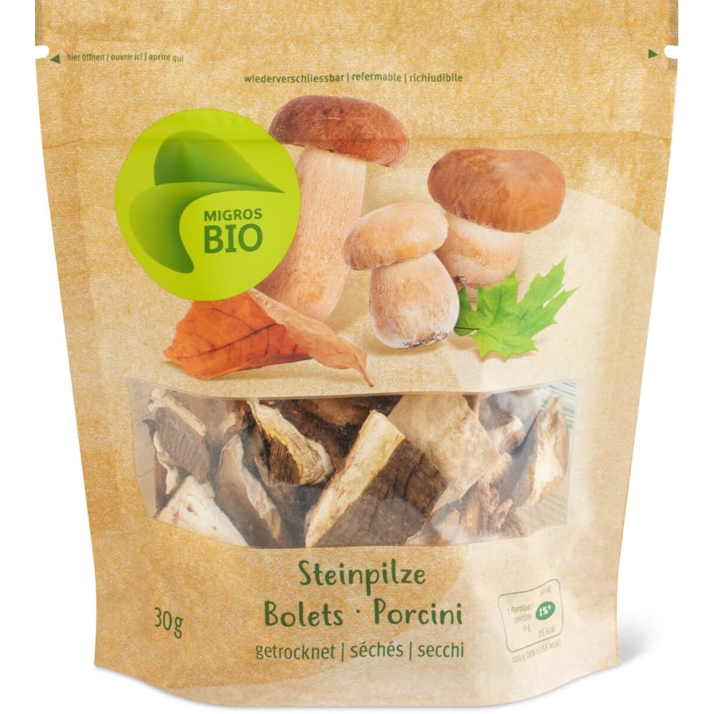 Migros Bio · Bolets séchés • Migros