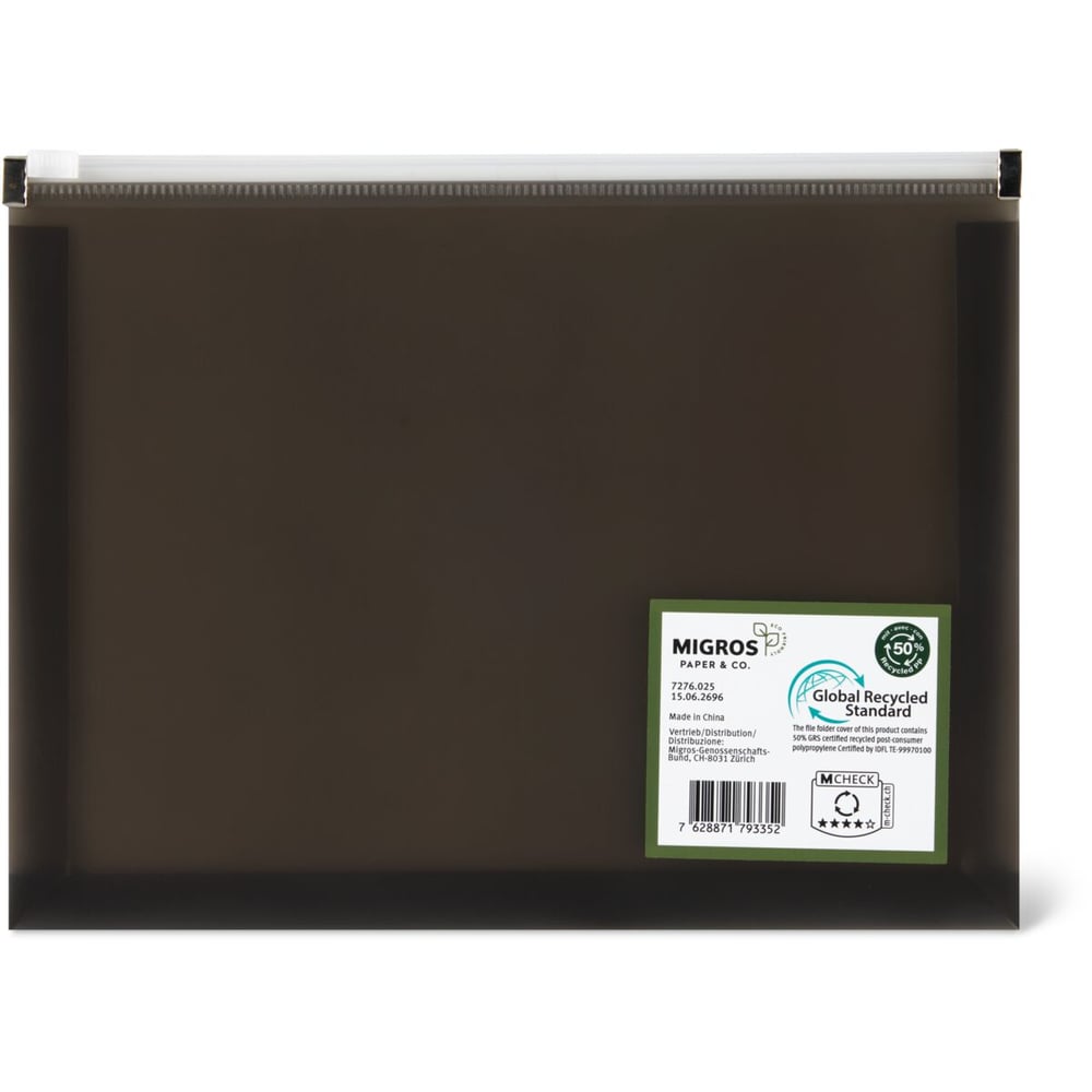 MIGROS PAPER & CO. · Eco zip folder A5 • Migros