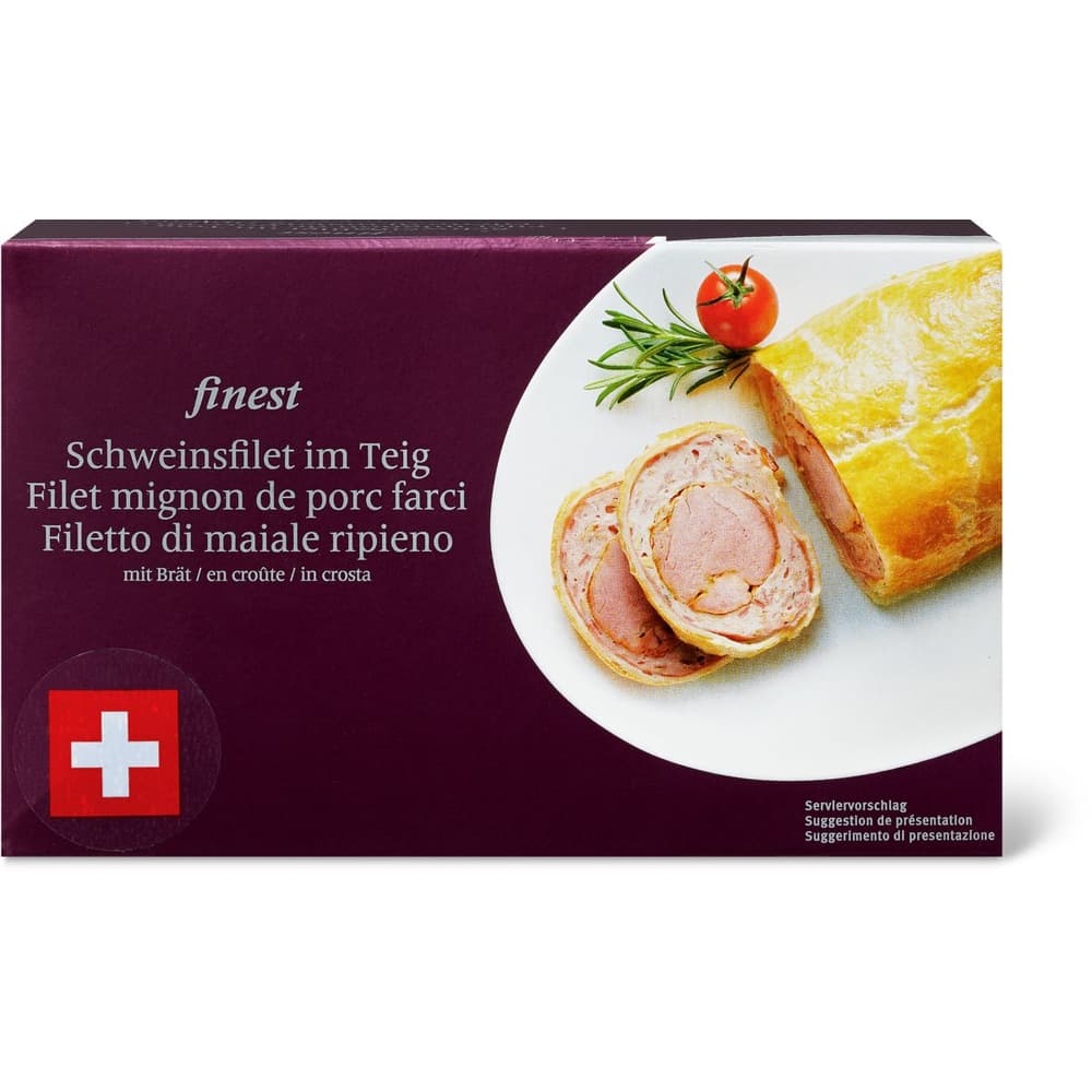 finest · Schweinsfilet im Teig · mit Brät • Migros Online