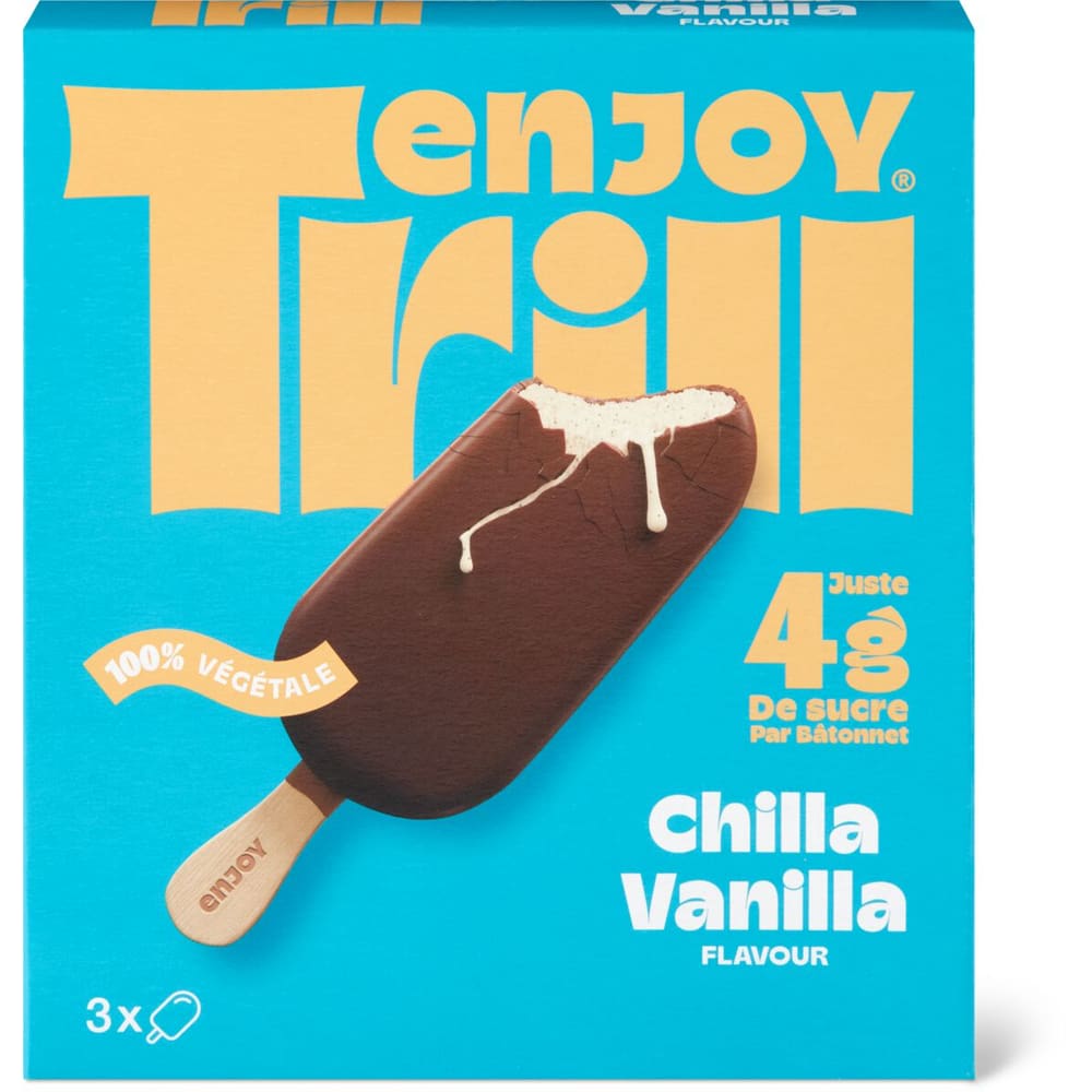 Enjoy Trill · Ice cream vegan · Chilla Vanilla • Migros Online