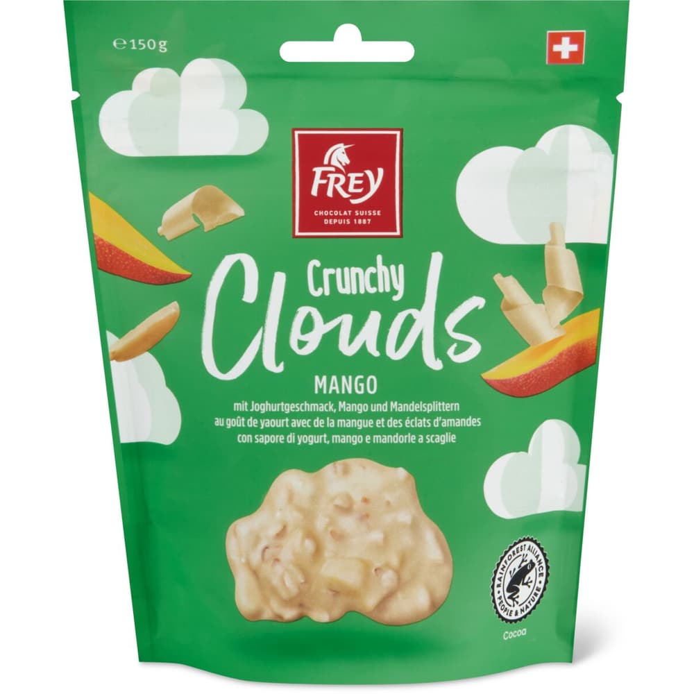 Frey · Crunchy Clouds · Mango • Migros