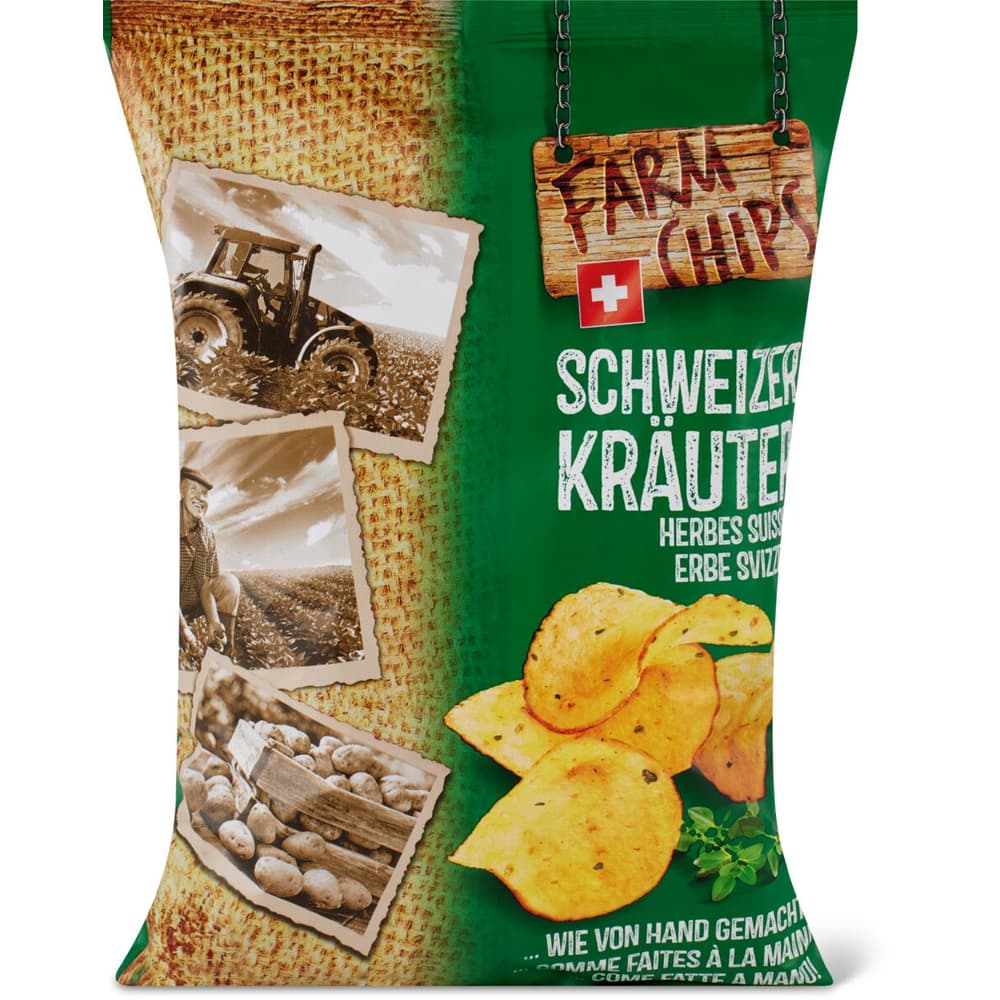 Farm Chips · Chips · mit Schweizer Kräuter • Migros