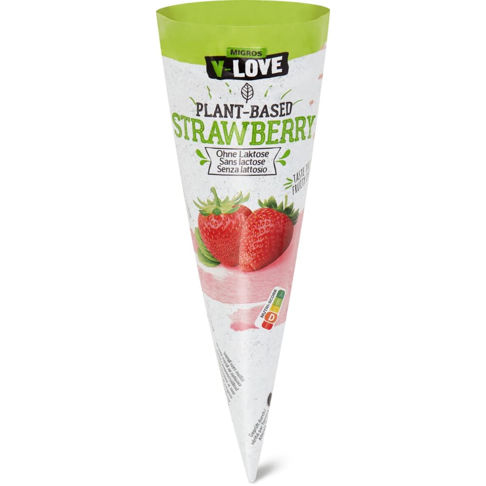 V-Love Cornet Strawberry • Migros