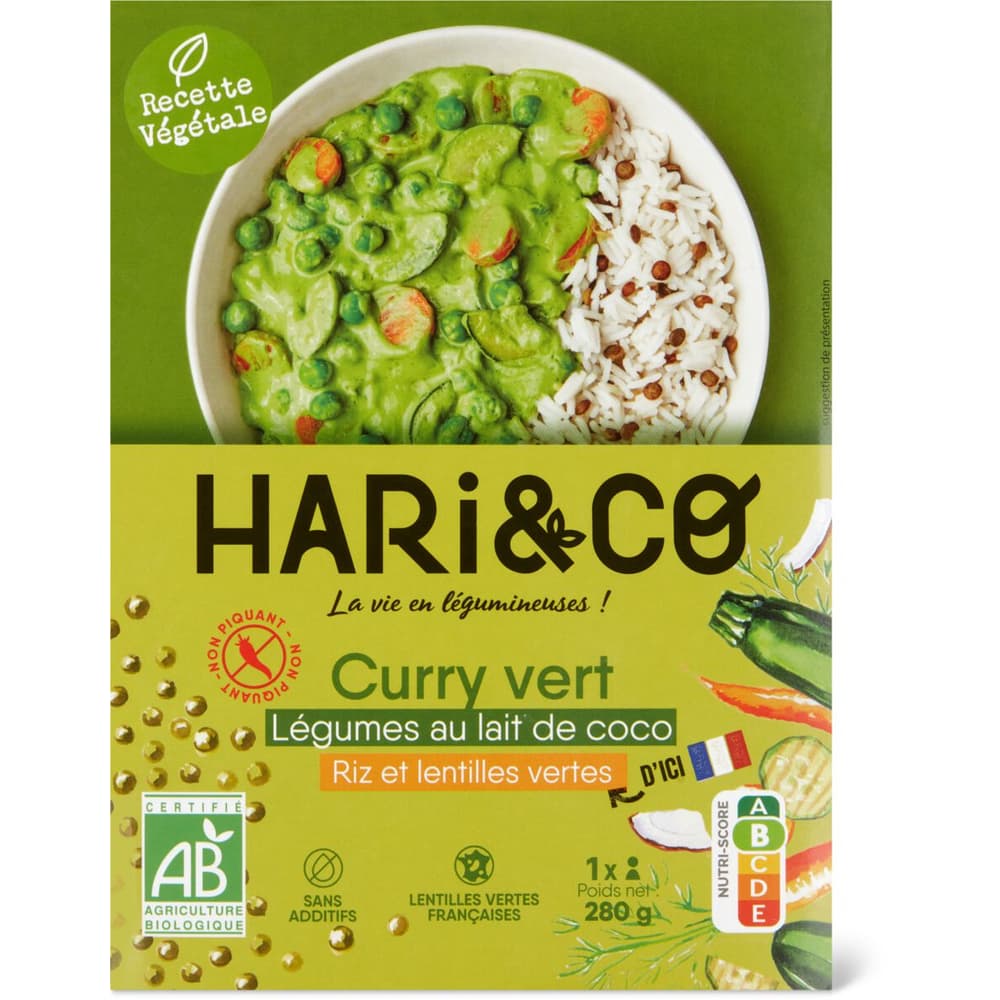 Hari&Co bio curry vert de légumes • Migros