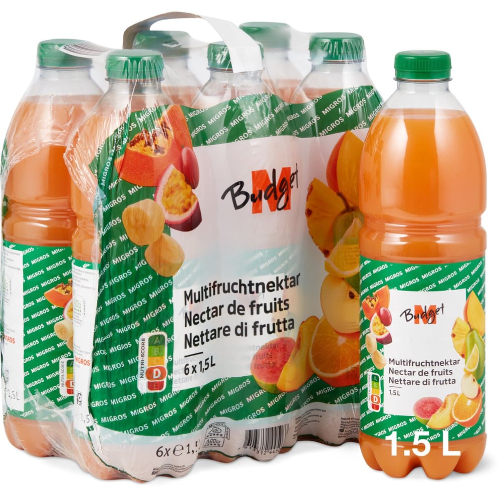 M-Budget · Multifruit nectar • Migros