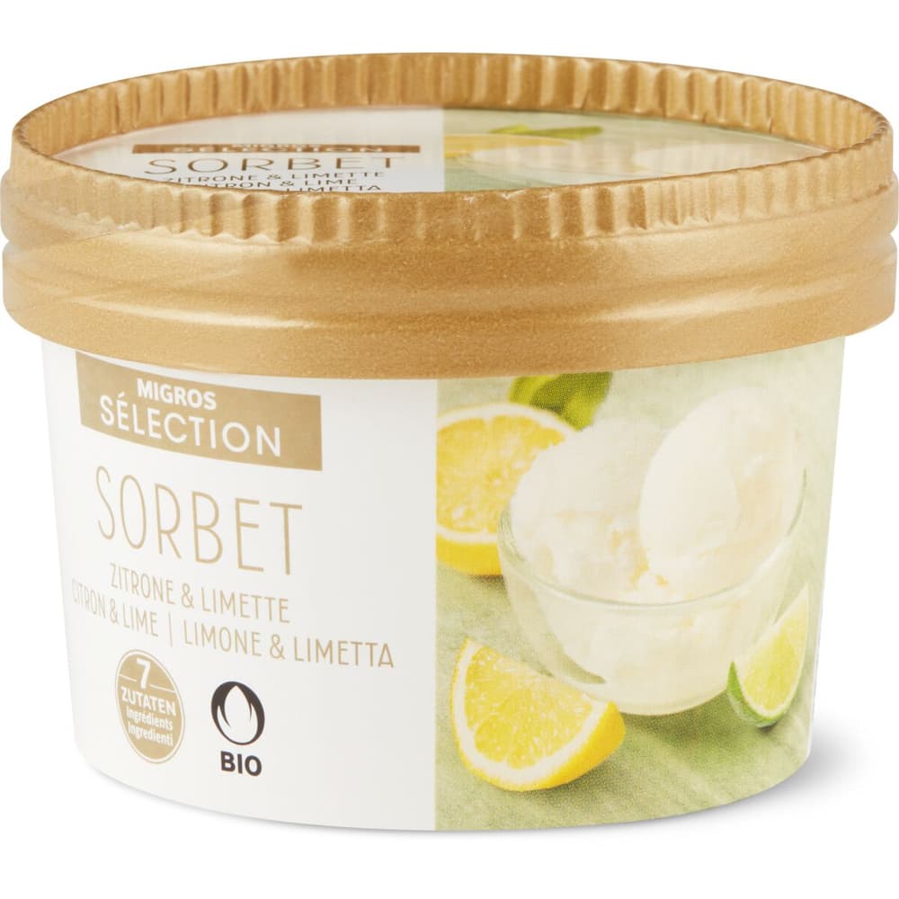 Buy Sélection Bio · Sorbet · lemon & lime • Migros