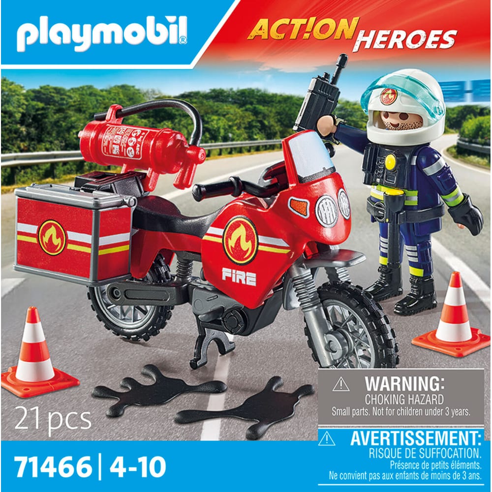 PLAYMOBIL 71466 FIREFIGHTER MOTORCYCLE • Migros