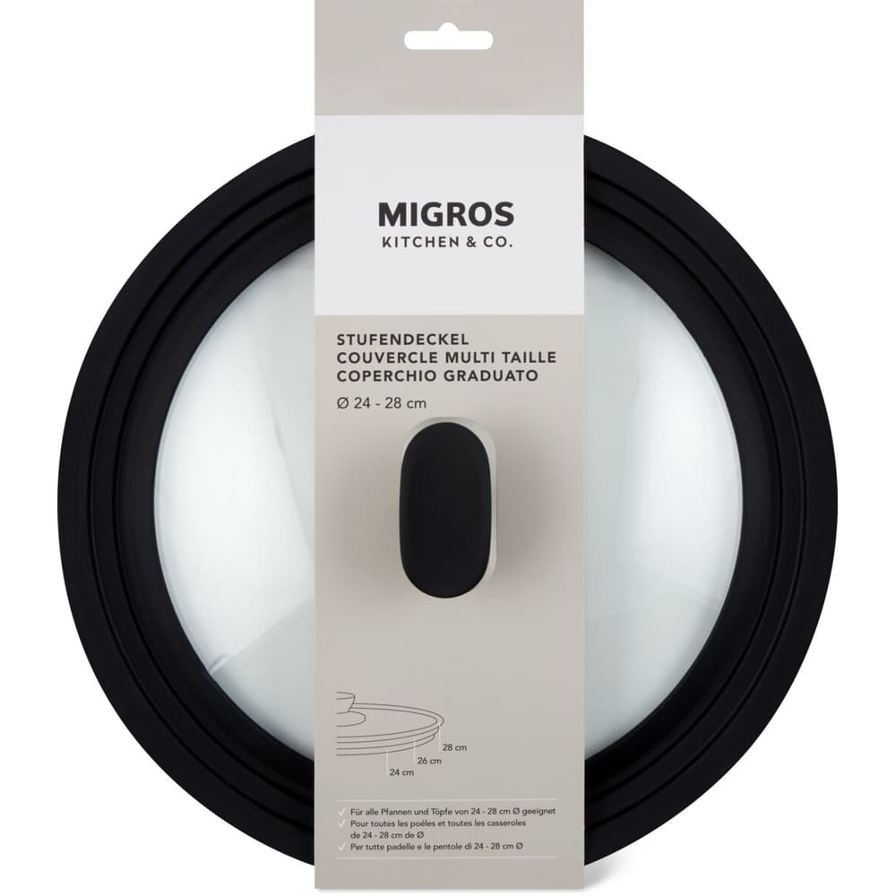 Buy MIGROS KITCHEN & CO. Stufendeckel 24-28 cm • Migros