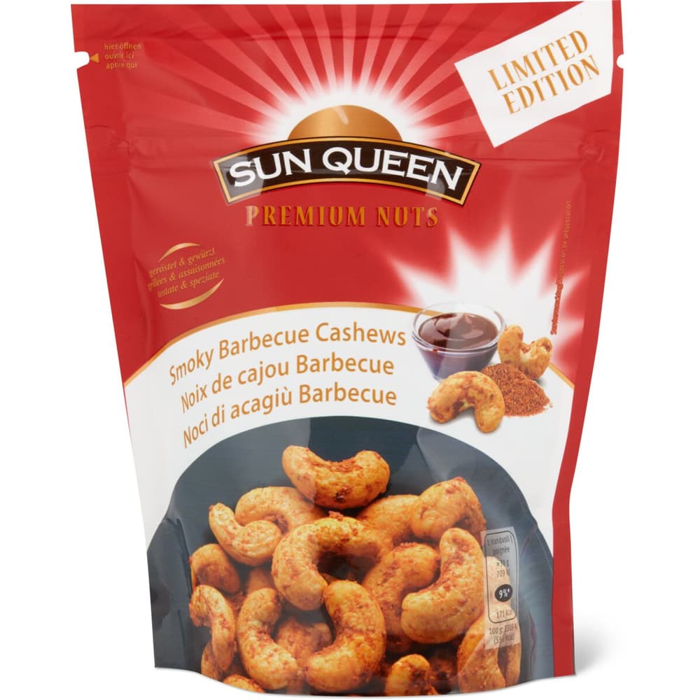 Sun Queen Premium Nuts · Cashews · Barbecue • Migros Online