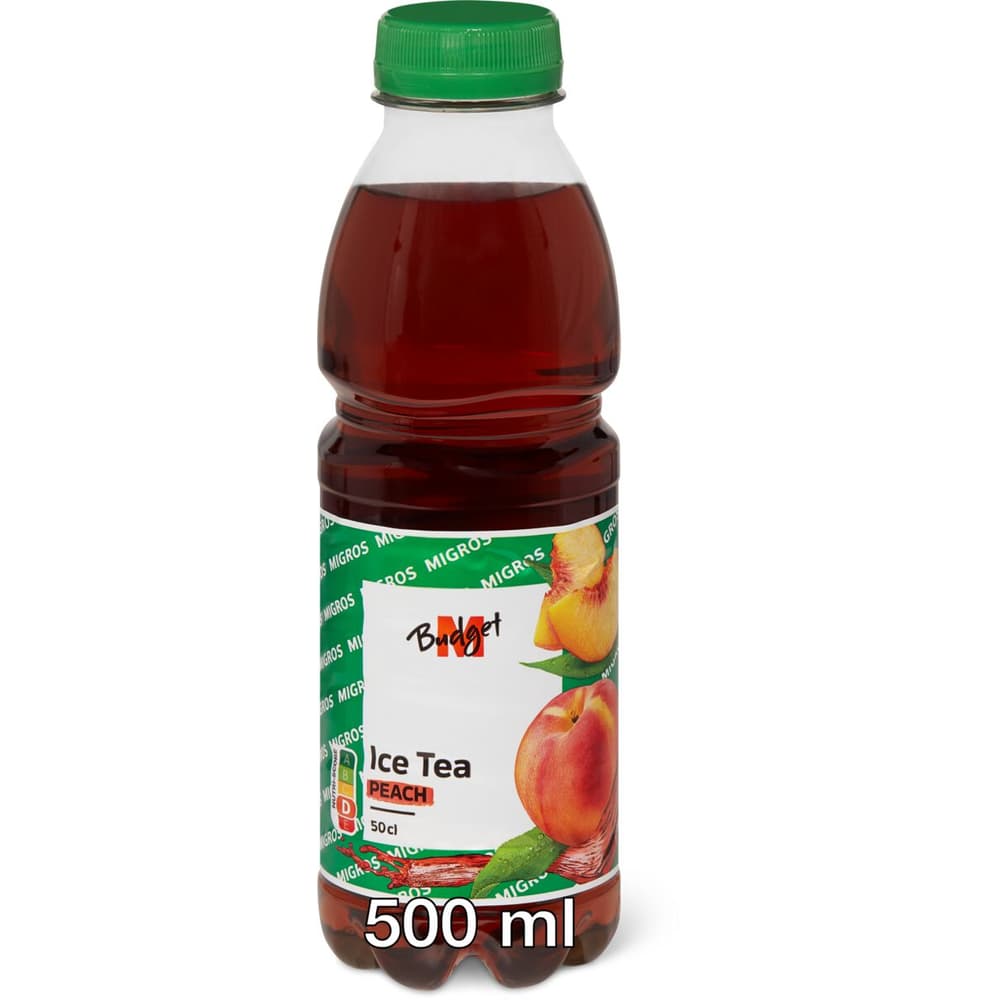M-Budget · Ice tea · Peach • Migros
