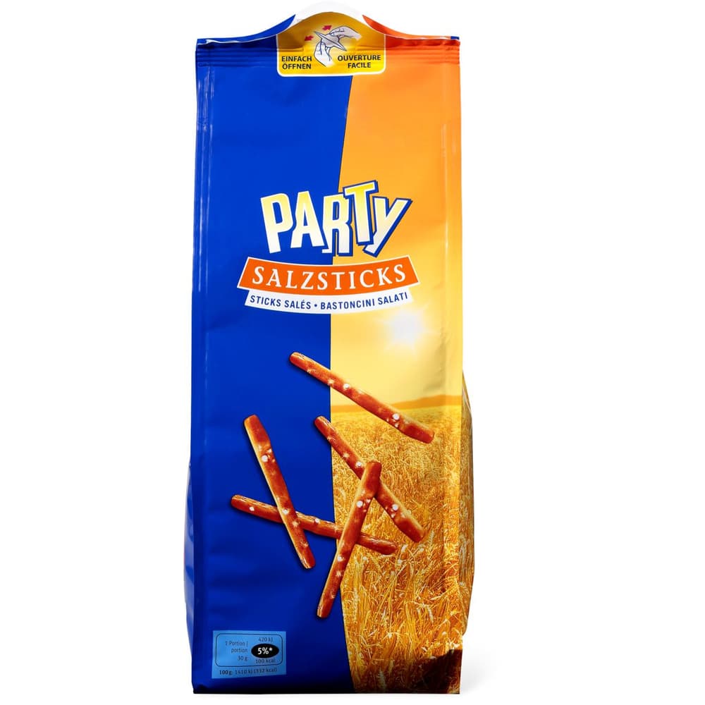 Achat Party · Sticks Salés • Migros