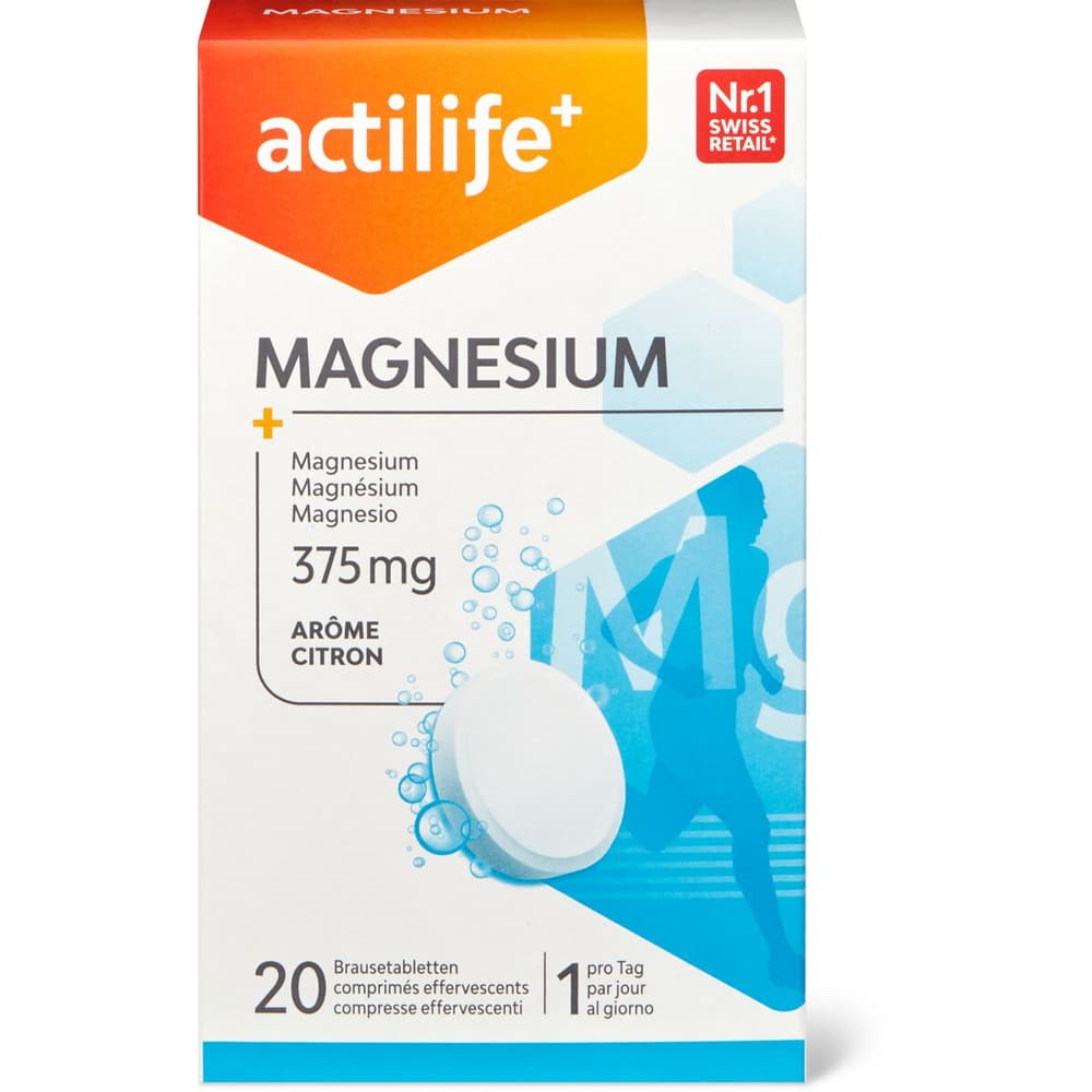 Buy Actilife · magnesium 375mg · Lemon • Migros