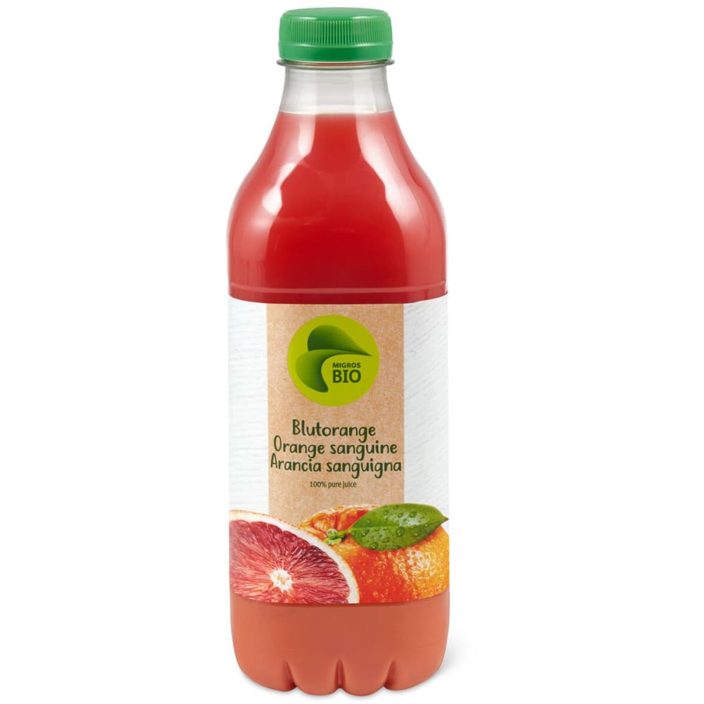 Migros Bio · Jus d'oranges sanguines • Migros