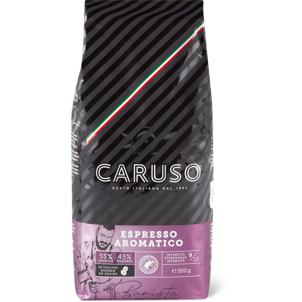 Caruso · Coffee beans · espresso aromatico • Migros