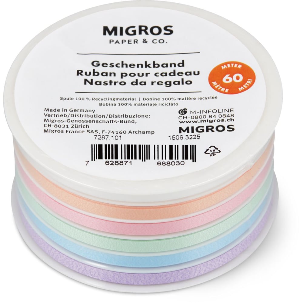Migros Paper & Co. · Ruban pour cadeau • Migros